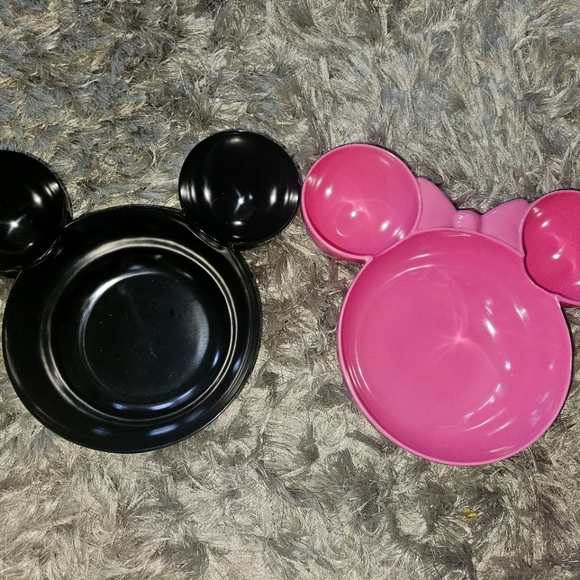Disney | Dining | Mickey Mouse Melamine Chip And Dip Snack Bowl Disney ...